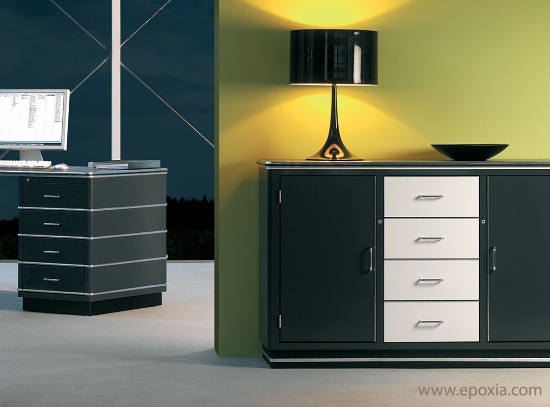 Meuble bas en métal Classic Line - Epoxia mobilier