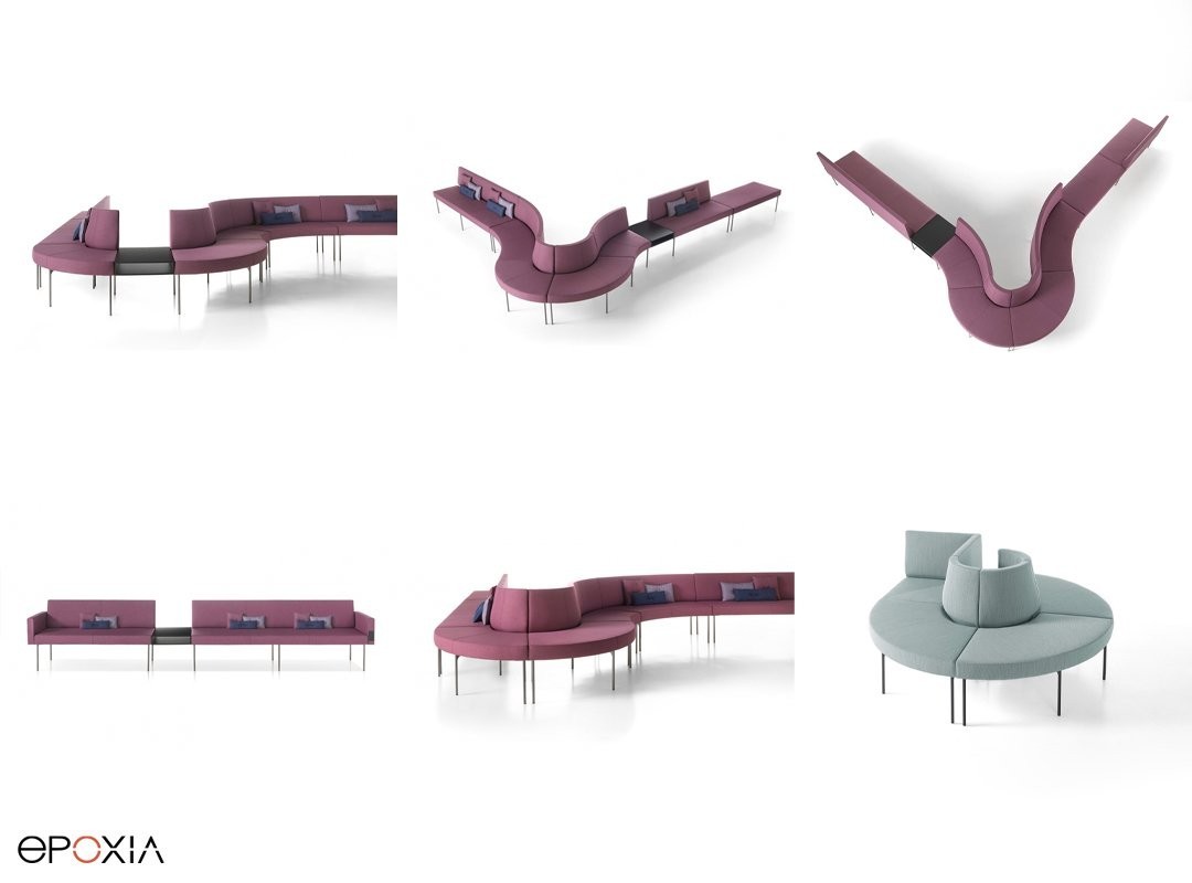 Canapés modulaires Laguna - Epoxia Mobilier