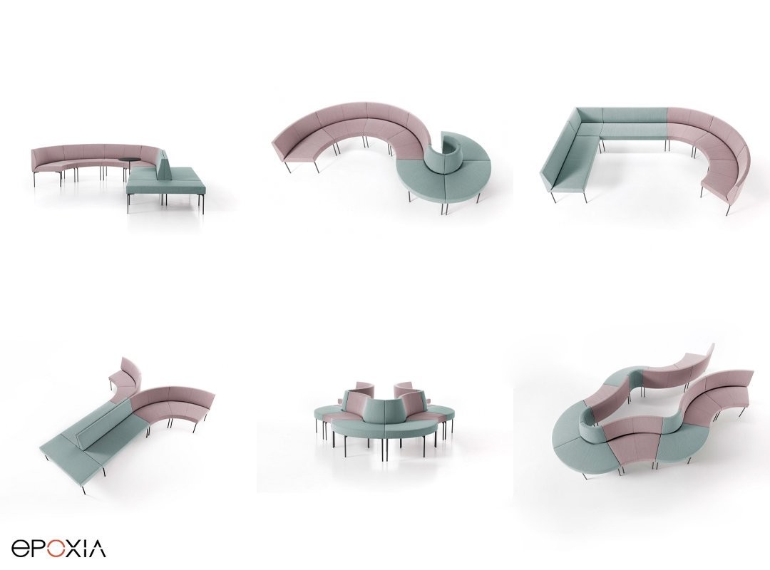 Canapés modulaires Laguna - Epoxia Mobilier