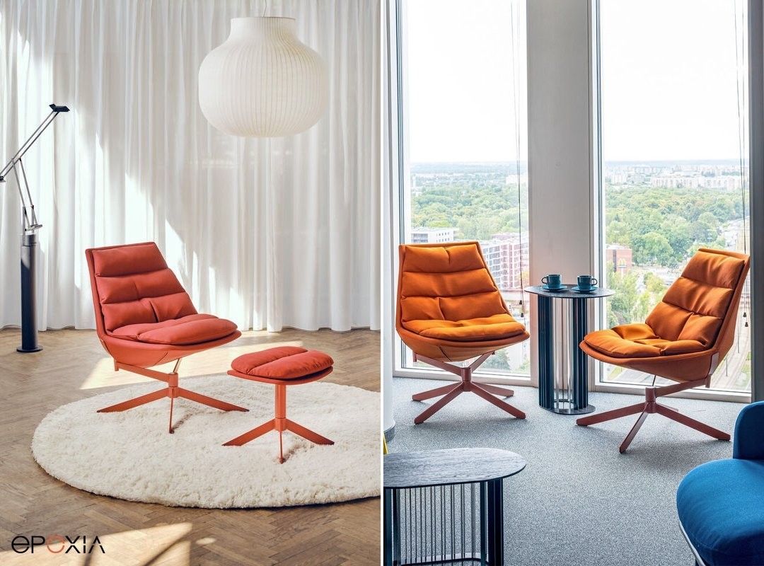 Fauteuil lounge pivotant Fat Frank de .MDD - Epoxia Mobilier