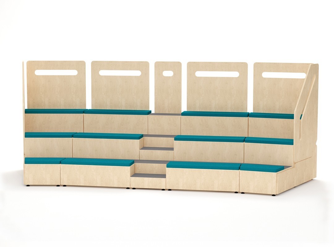 Gradins modulables par Epoxia - Epoxia mobilier