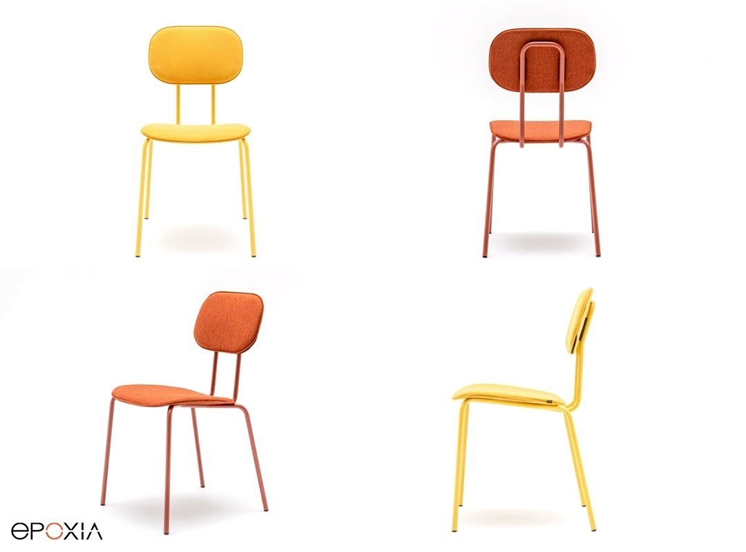Chaises, fixes ou pivotantes New School de MDD - Epoxia Mobilier