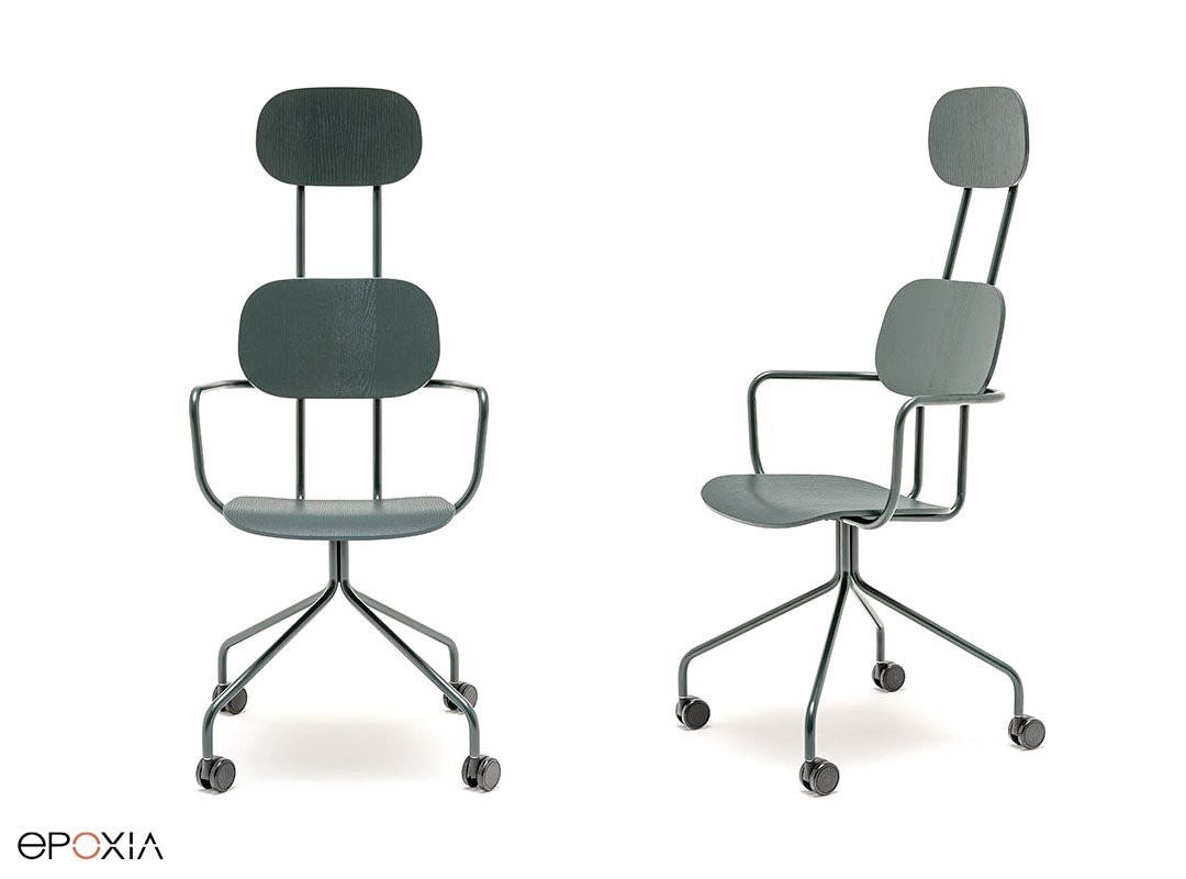 Chaises, fixes ou pivotantes New School de MDD - Epoxia Mobilier