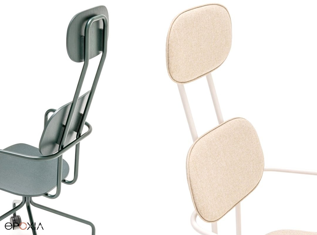 Chaises, fixes ou pivotantes New School de MDD - Epoxia Mobilier