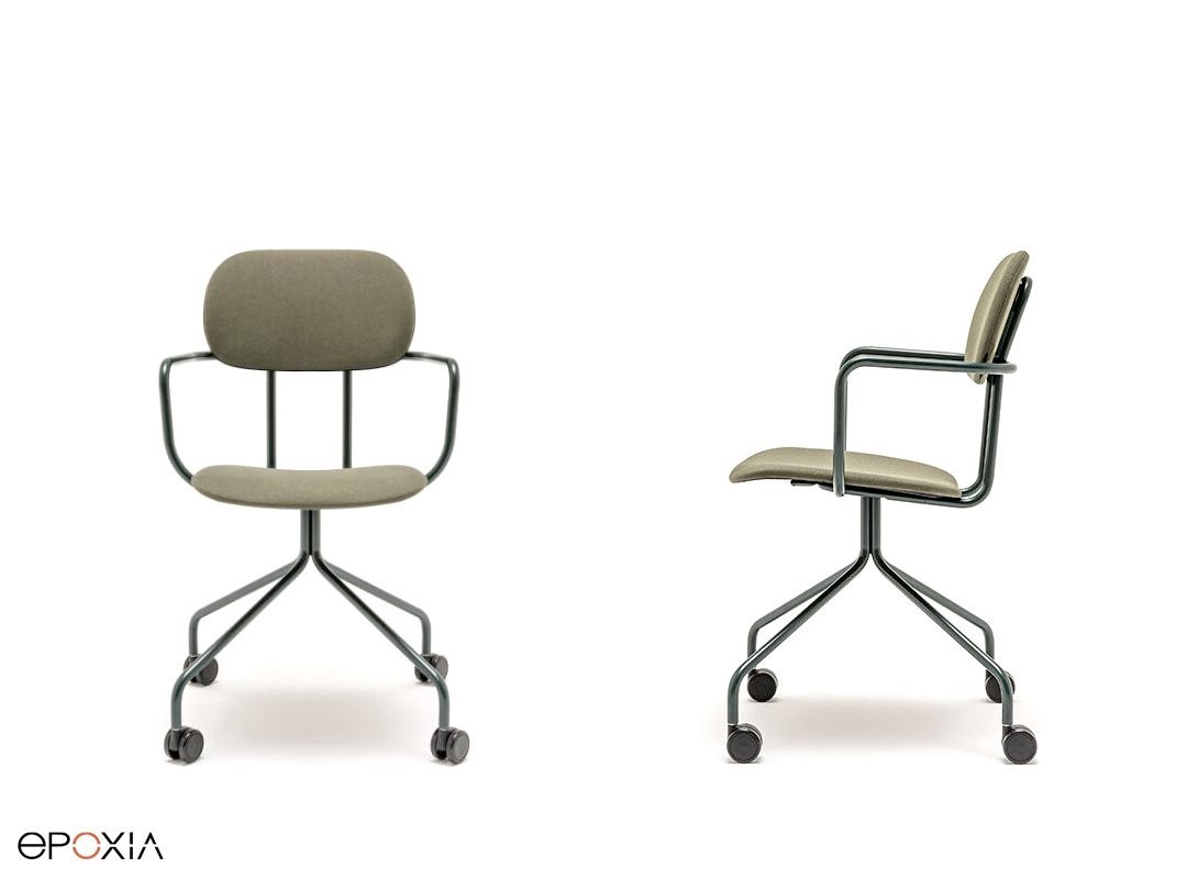 Chaises, fixes ou pivotantes New School de MDD - Epoxia Mobilier