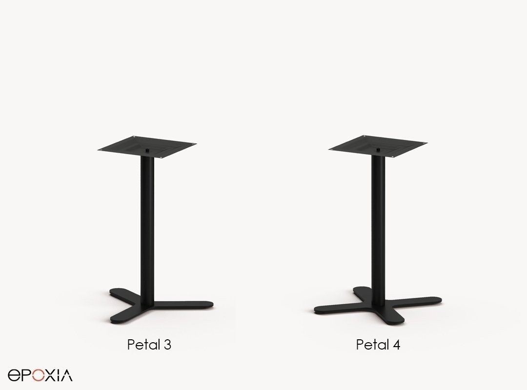 Pieds de table Petal 3, Petal 4, Petal Big 1 et 4 de Corbetta - Epoxia ...