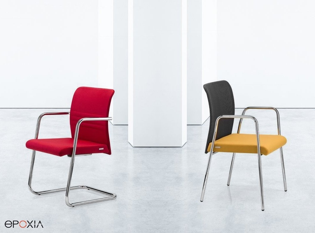 Siège de bureau - Chaise visiteur Dama de Moving Chairs - Epoxia Mobilier