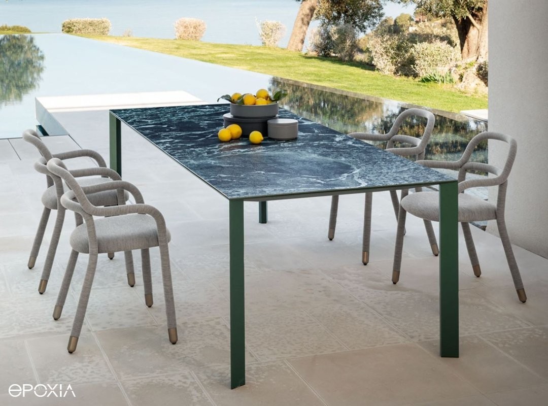 Table fixe ou extensible Akashi - Epoxia mobilier